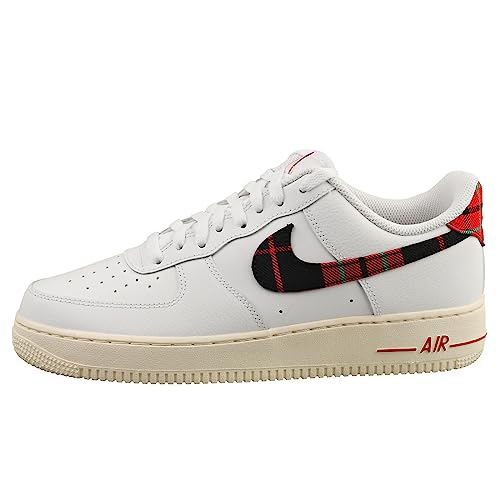 Nike Air Force 1 '07 3, Men's Basketball Shoes, White University Red, 7 US