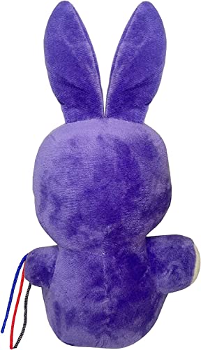 ULTHOOL FNAF Withered Purple Bunny Plush Toys, 11 Inches FNAF Security Breach Bonnie Doll, Collectible Nightmare Freddy Plush Toys for Kids Fans (Withered Purple Bunny)