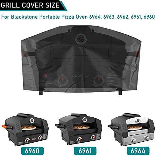 ZJYWSCH Pizza Oven Cover for Blackstone 22" Portable Pizza Oven 6964 6962 6961 6960 6963 Heavy Duty 5559 Blackstone Pizza Oven Conversion Kit Cover