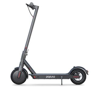 Folding Electric Scooter - 8.5” Pneumatic Tires - Up to 14.5 Miles & 15 MPH Portable Folding Commuting Electric Scooter…… & Master Lock Bike Lock Cable