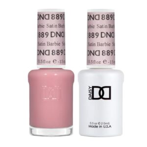 dnd gel polish set - 1 each of gel polish and nail polish, 889 satin barbie, 0.5 fl oz