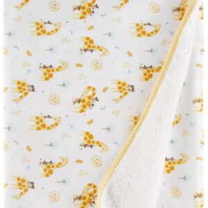 The Children's Place Baby Cozy Blanket, Yellow Giraffe, NO_Size