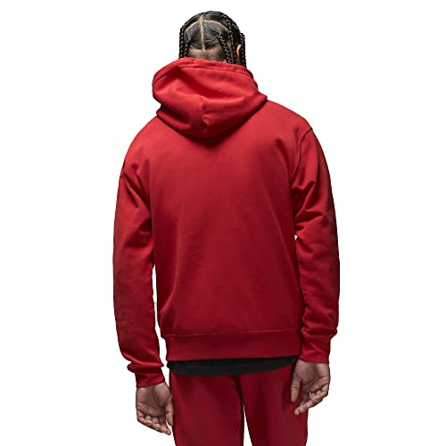 Nike Jordan Essentials Fleece Men's Hoodie (as1, alpha, l, regular, regular, Fire Red/Sail)