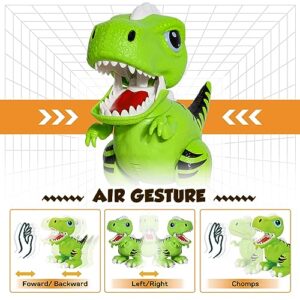 STEAM Life RC Robot Dinosaur Toys for Kids, Remote Control Smart Robot Pet Dinosaur for Age 3 4 5 6 7 8 Boys Girls, Interactive Hand Gesture Walking Dancing Robot, Kids Toys for Boy