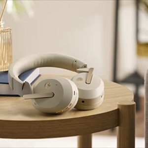 YAMAHA YH-E700B Wireless, Over-Ear, Noise-Cancelling Headphones, with Active Noise Cancellation (ANC) and 32 Hours of Battery Life (Beige)