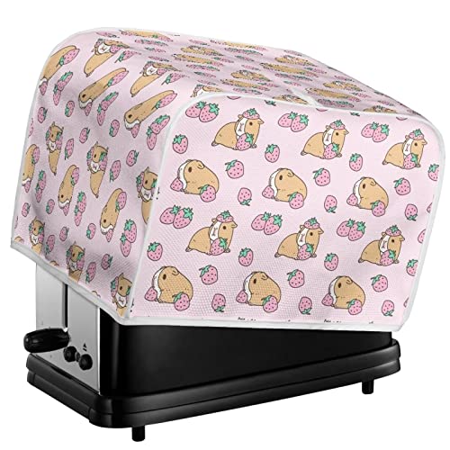 YEXIATODO Cute Guinea Pig Toaster 4 Slice Kitchen Small Appliance Cover with Handle Fits for Most Standard Long Slot Toasters Kitchen Aid Cover Home Kitchen Decor