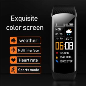 C5S Smart Wristband Fitness Tracker Bracelet Fit Men Women Kid Smartwatch Sport Waterproof Connected Heart Rate Smart Watch Band