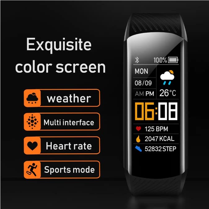 C5S Smart Wristband Fitness Tracker Bracelet Fit Men Women Kid Smartwatch Sport Waterproof Connected Heart Rate Smart Watch Band