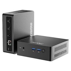 awow mini pc intel j4105 256gb ssd windows 11 pro mini desktop computer 8gb ddr4, hdmi2.0 x2, 4k@60hz, dual-band wifi, usb3.2 x4, usb2.0 x1, gigabit ethernet, bt, al34 micro pc