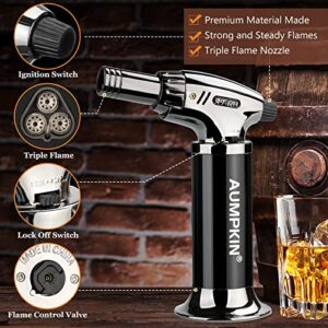 Cocktail Smoker Kit with Torch – 6 Flavors Wood Chips – Bourbon, Whiskey Smoker Infuser Kit, Old Fashioned Drink Smoker Kit, Birthday Bourbon Whiskey Gifts for Men, Dad, Husband (Without Butane)