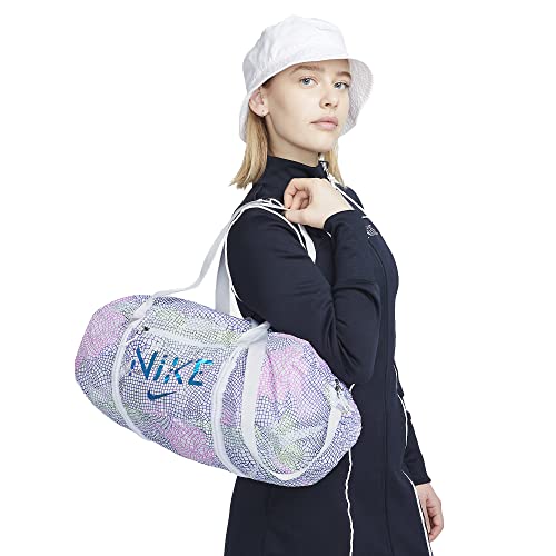 Nike Serena Williams Design Crew DV9251-100 Stash Duffel Bag (21L) (White/Action Grape/Black)