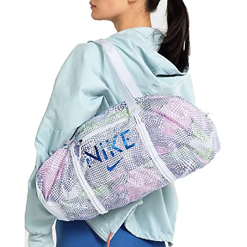 Nike Serena Williams Design Crew DV9251-100 Stash Duffel Bag (21L) (White/Action Grape/Black)