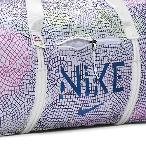 Nike Serena Williams Design Crew DV9251-100 Stash Duffel Bag (21L) (White/Action Grape/Black)