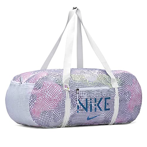 Nike Serena Williams Design Crew DV9251-100 Stash Duffel Bag (21L) (White/Action Grape/Black)