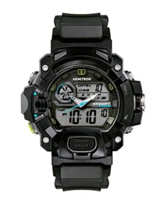 armitron sport men's analog-digital chronograph resin strap watch, 20/5477