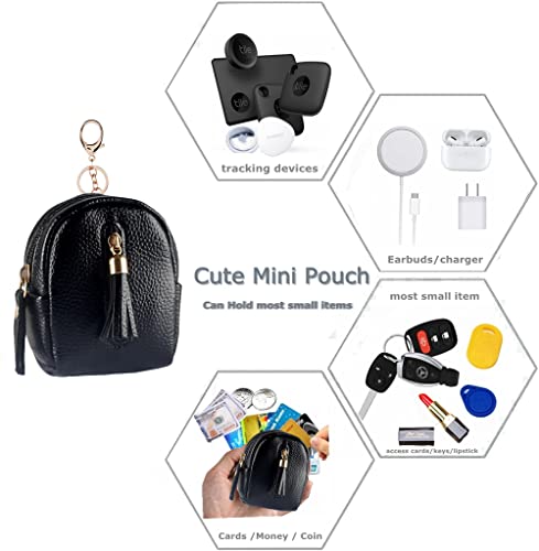 Tomcrazy Mini Storage Bag for AirPods Pro 2 1 3 Case, Sony LinkBuds S WF-L900 WF-1000XM4 Keychain Galaxy Buds Earphones Cover Airtag Huawei Tag Access Cards, Small Backpack Coin Pouch (#10)