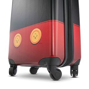 American Tourister x Disney Roll Aboard Hardside Carry-On and Underseat Luggage Set with Spinner Wheels and Organizing Pockets, Mickey Mouse (2 Pack)