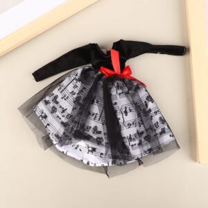 1 PC 11.5-inch doll daily wear skirt 30cm doll changing dress high waist show leg length