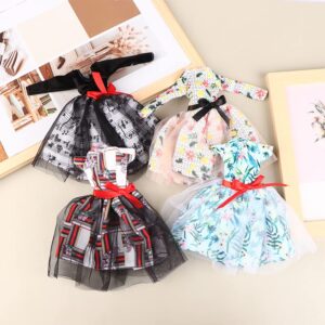 1 PC 11.5-inch doll daily wear skirt 30cm doll changing dress high waist show leg length