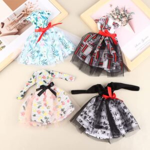 1 PC 11.5-inch doll daily wear skirt 30cm doll changing dress high waist show leg length