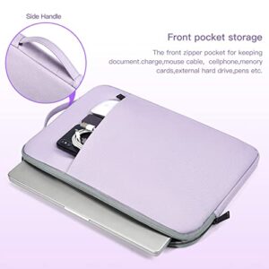 17 inch Laptop Case Sleeve - Slim Protective Shockproof Water-Resistant Laptop Cover with Handle Computer Carrying Bag for HP Envy 17 /Pavilion 17, Dell Lenovo Asus Acer MSI 17.3 Notebook Bag -Purple