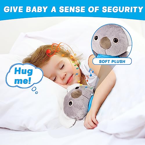 JoyGrow 3 in 1 Koala Plush Baby Musical Toy Baby Musical Animal Toys Star Projector Light Up Baby Toys Filled Animal Gift for Girls Boys Sensory Development Toddlers 0-36 Months Infant Newborn Toy