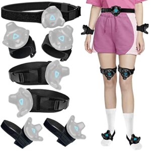 Skywin VR Tracker Belt Tracker Hand, Feet and Leg Strap Bundle for HTC Vive System Tracker Pucks (1Belt, 2 Hands. 2 Feet, 2 Leg)