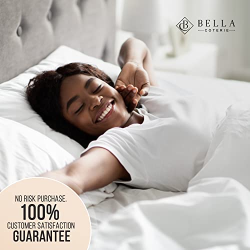 Bella Coterie Luxury Silk Pillowcase for Hair and Skin | 30 Momme | 100% Pure 6A Mulberry Silk | Super Soft | Perfectly Plush [Standard, Sage Green]