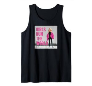 barbie - girls run the world tank top