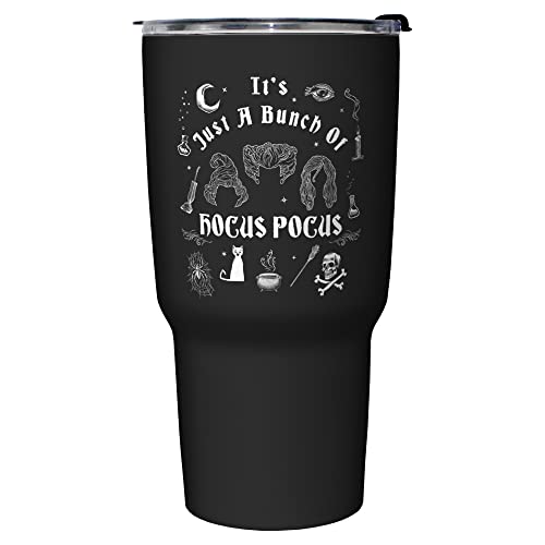 Disney Bunch of Hocus Pocus 27 oz Stainless Steel Insulated Travel Mug, 27 Ounce, Multicolored