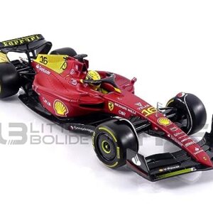 Bburago - Iron F1-75 - Italy Monza GP 2022-1/18, Red/Yellow