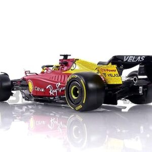 Bburago - Iron F1-75 - Italy Monza GP 2022-1/18, Red/Yellow