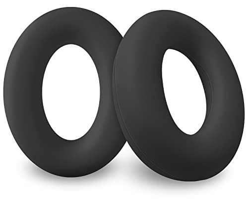 Geiomoo Silicone Earpads for Sony WH-1000XM4/Sony WH-1000XM3 Headphones, Replacement Ear Cushions Cover (Black)