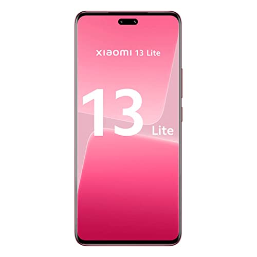 Xiaomi 13 Lite 5G + 4G LTE (128GB + 8GB) Global Unlocked 6.55" 50MP (Tmobile Mint USA Market and Global) + (Fast Car 51W Charger) (Lite Pink)