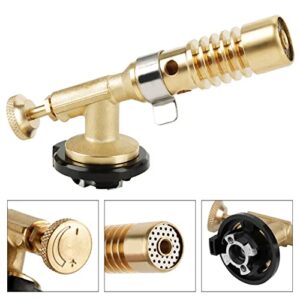 Professional Portable Brass Kitchen Cooking Gas Butane Culinary Torch Welding BBQ Flame Gun Professional Portable Brass Kitchen Burn Thoughtful Details