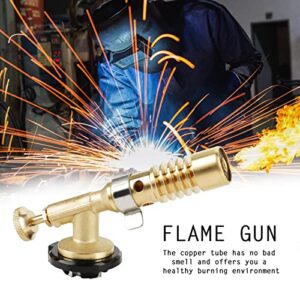 Professional Portable Brass Kitchen Cooking Gas Butane Culinary Torch Welding BBQ Flame Gun Professional Portable Brass Kitchen Burn Thoughtful Details