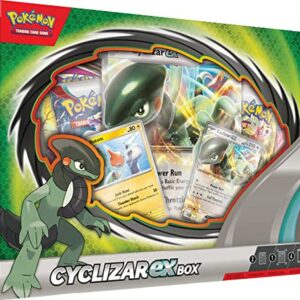 Pokemon TCG: Cyclizar ex Box - 4 Packs, Promo Cards