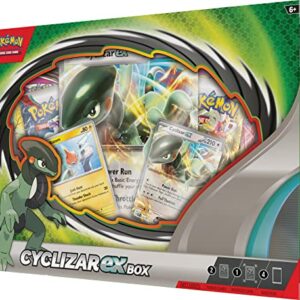 Pokemon TCG: Cyclizar ex Box - 4 Packs, Promo Cards