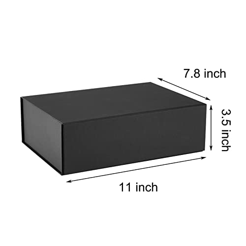 LOOKSGO 11x7.8x3.5 Inches Gift Boxes with Lids Magnetic Closure Gift Box for Presents Birthday Christmas Party