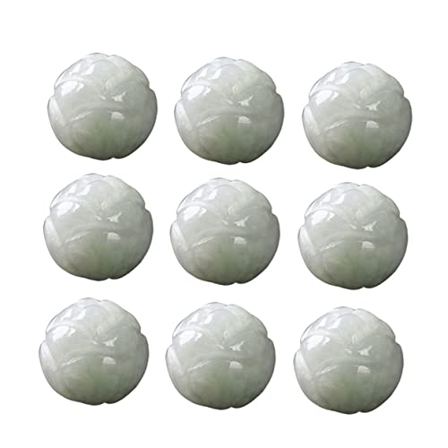 SEWACC 10pcs Beads for Jewelry Beads in Bulk Circle Beads Gemstone Loose Beads Acrylic Round Loose Beads Beads for Bracelets Crafting Supplies Suite Set Craft DIY Beads Loose Beads Colored Beads