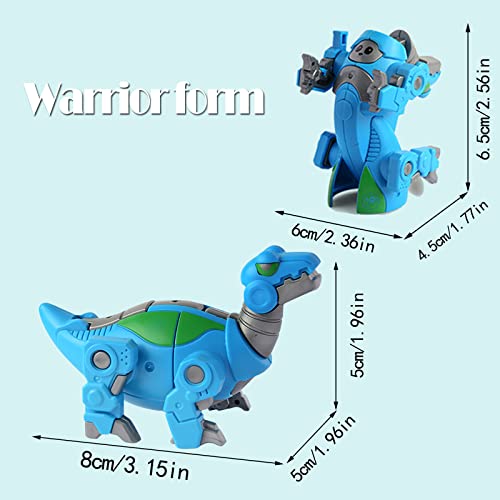 SKFVKAB 1pc 6 in 1 Dinosaur Transformed Dinosaur Toys Dino Robot Deformation Cute Mecha Dinosaur Big Fit Transform for Kids 6 Ages Adult Stress Gadgets for Desk