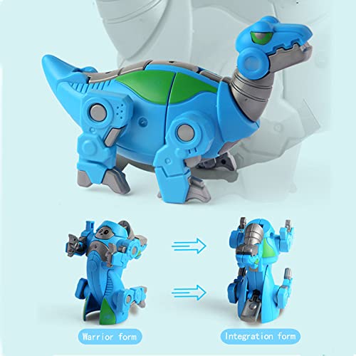 SKFVKAB 1pc 6 in 1 Dinosaur Transformed Dinosaur Toys Dino Robot Deformation Cute Mecha Dinosaur Big Fit Transform for Kids 6 Ages Adult Stress Gadgets for Desk