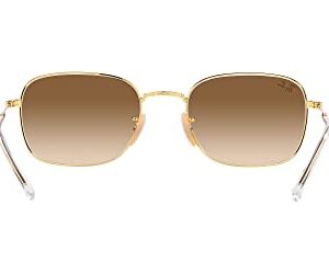 Ray-Ban RB3706 Square Sunglasses, Gold/Gradient Brown, 54 mm