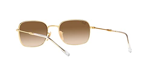 Ray-Ban RB3706 Square Sunglasses, Gold/Gradient Brown, 54 mm