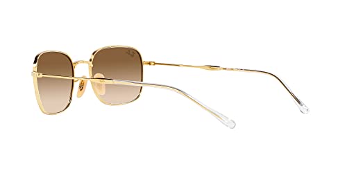 Ray-Ban RB3706 Square Sunglasses, Gold/Gradient Brown, 54 mm