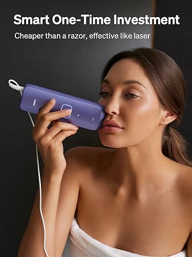 Ulike Laser Hair Removal for Women and Men, Air 3 IPL Hair Removal with Sapphire Ice-Cooling System for Nearly Painless & Long-Lasting Result, Flat-Head Window for Body & Face at-Home Use