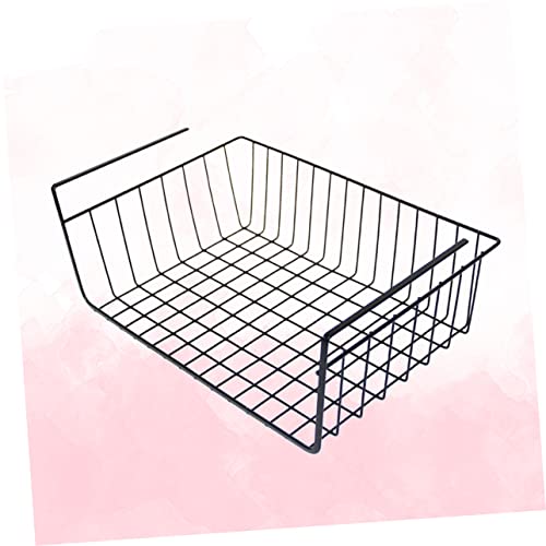 Alipis Fridge Shelves Shelf for Desk Kitchen Cabinet Shelf Hanging Storage Bin Basket Under Shelf Wire Rack Under Shelf Organizer Lower Hanger Lower Hanging Basket Storage Basket Food