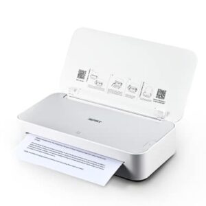 iDPRT Wireless Printer, Future999 Portable Printer w/One-Piece Easy-to-Load Cartridge, Compact Design, Wired & Wireless Connection, Harmless Material, 300DPI HD Printing, Printer for Home Use, Office