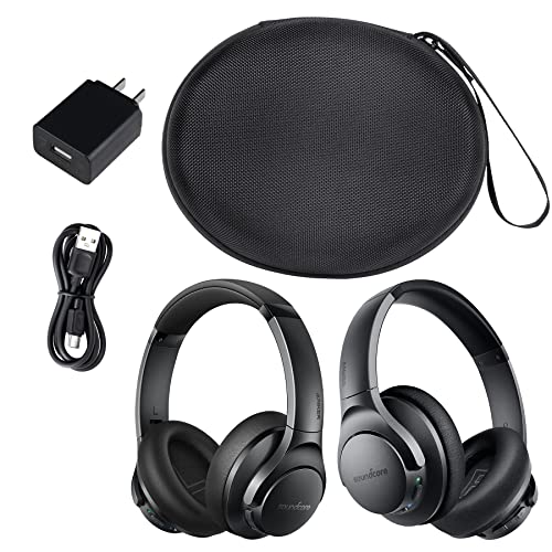 Khanka Hard Carrying Case Replacement for Anker Soundcore Life Q20+ / Q20 Hybrid Active Noise Cancelling Headphones, Case Only