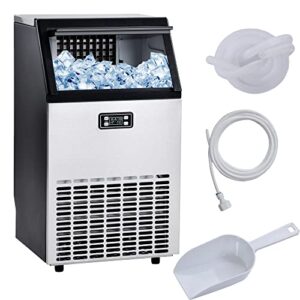 ice makers countertop,commercial ice maker,ice maker,countertop ice maker,100lbs, auto-clean built-in automatic water inlet with scoop 2-7 days delivery shipped from us warehouse